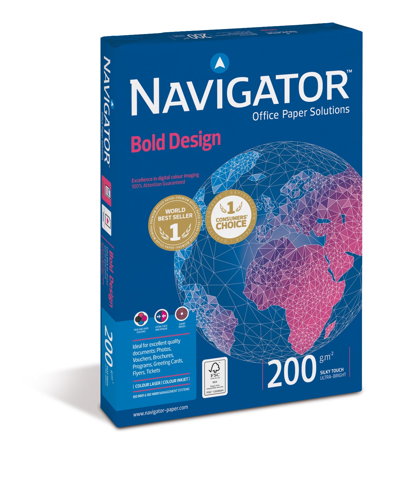 Navigator Bold Design 200 GSM - 150 Sheet Pack – Nuco